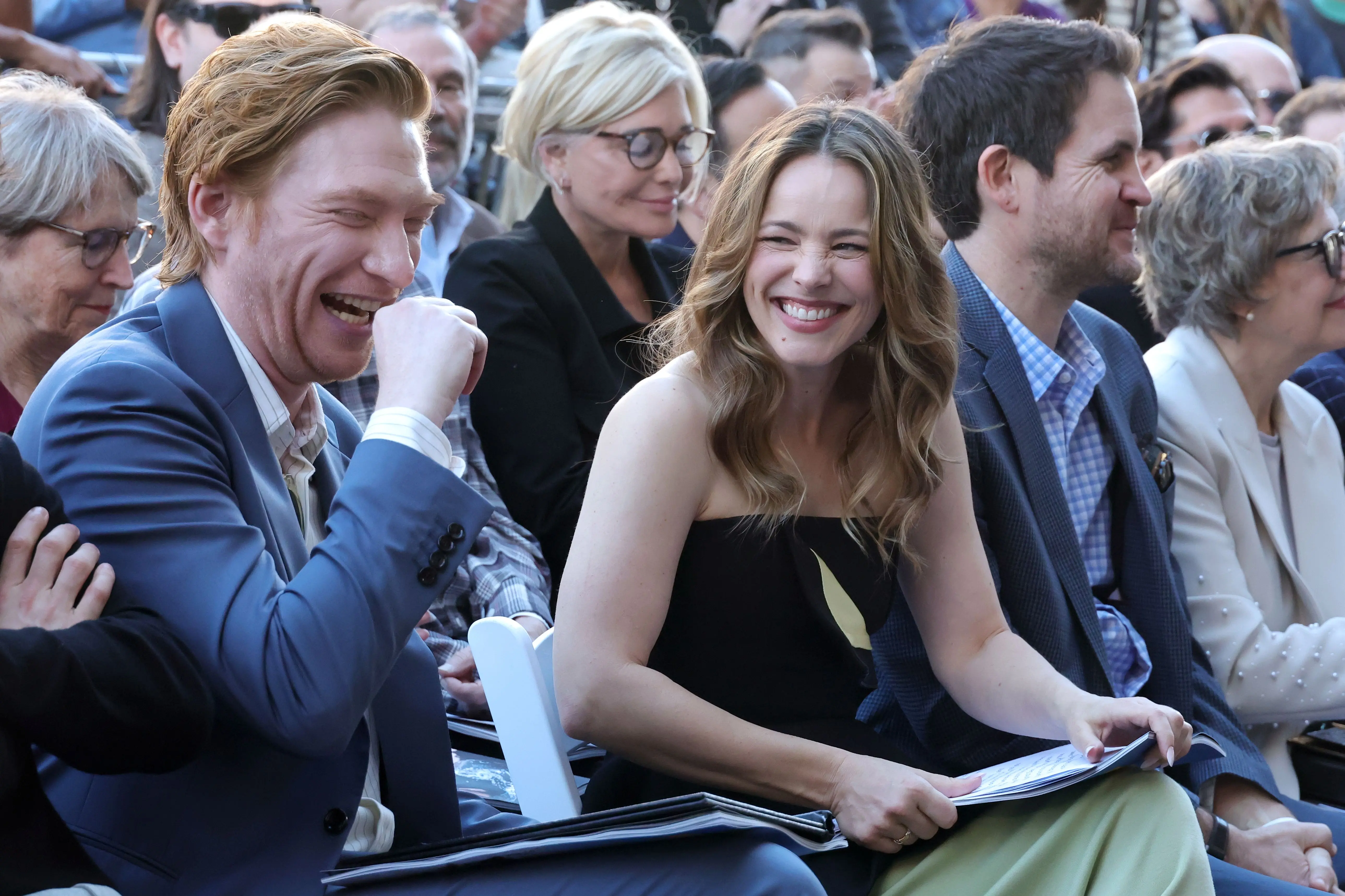 Domhnall Gleeson cheekily explains why Rachel McAdams "doesn't deserve ...