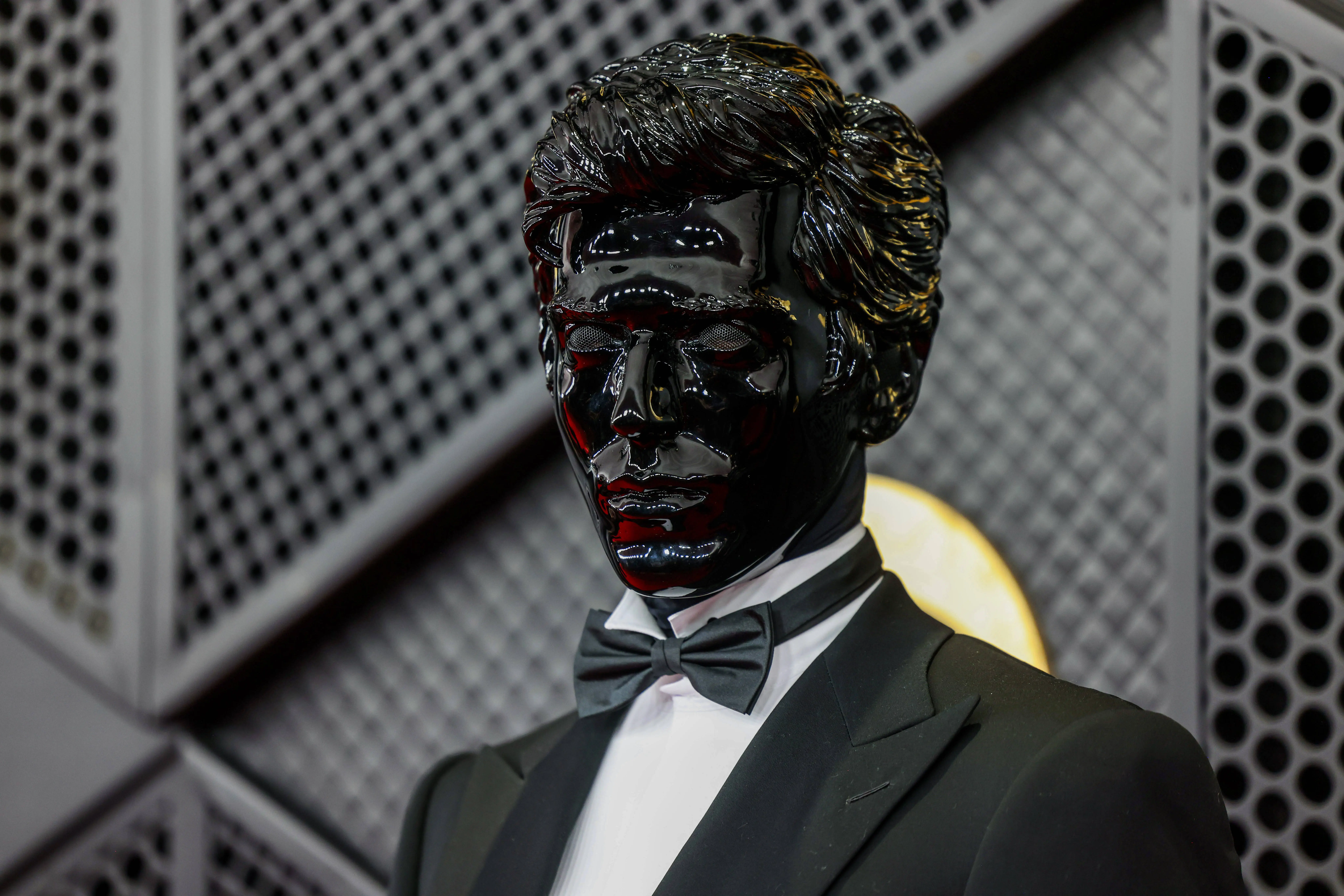Who is the mystery man in Black Mask at Grammys 2026 awards? - PRIMETIMER