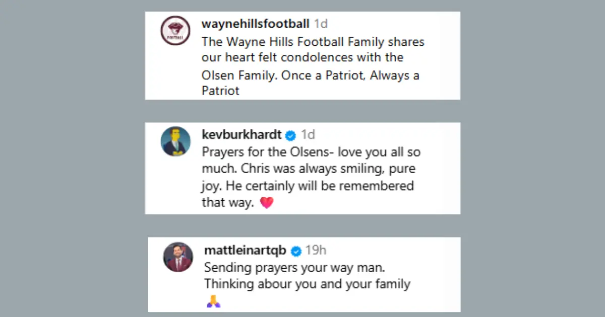 What happened to Chris Olsen? Inside former NFL player Greg Olsen’s ...