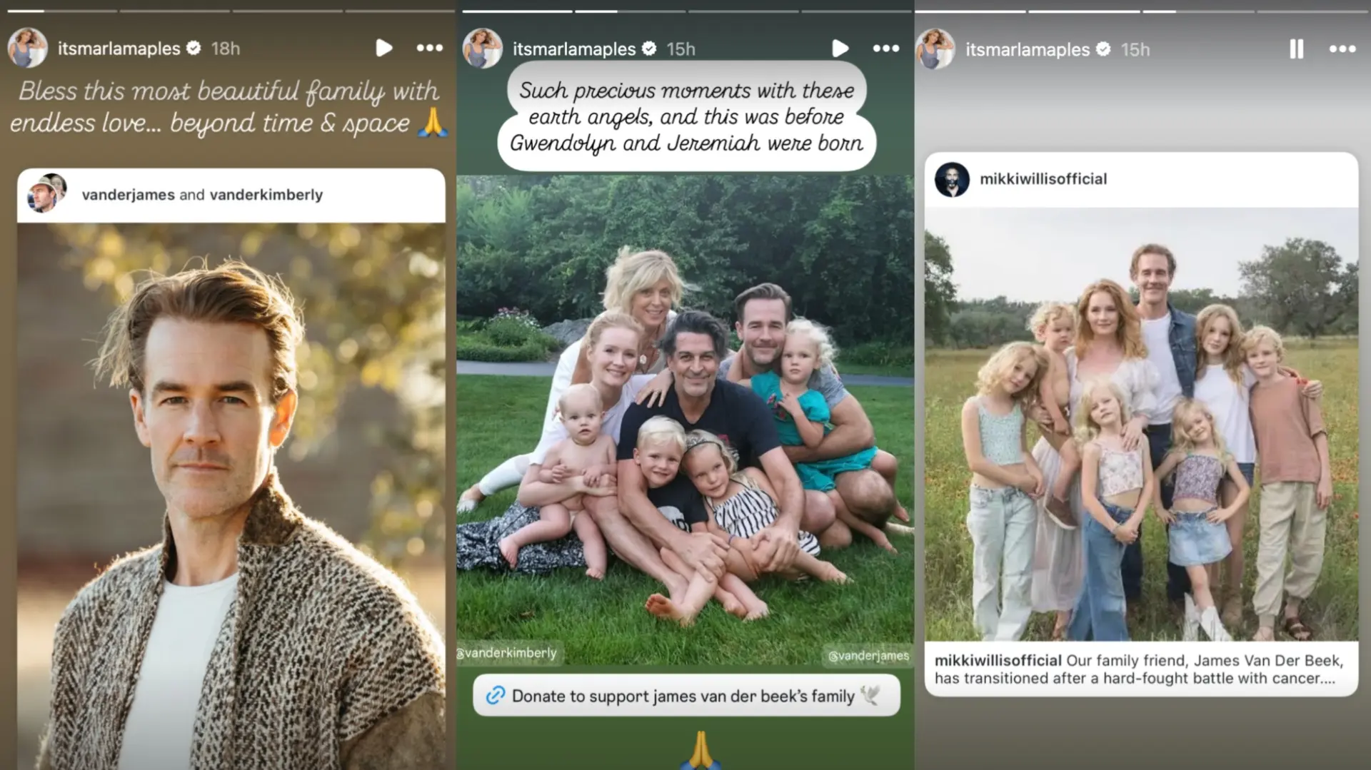 James Van Der Beek GoFundMe receives donation from Donald Trump’s ex ...