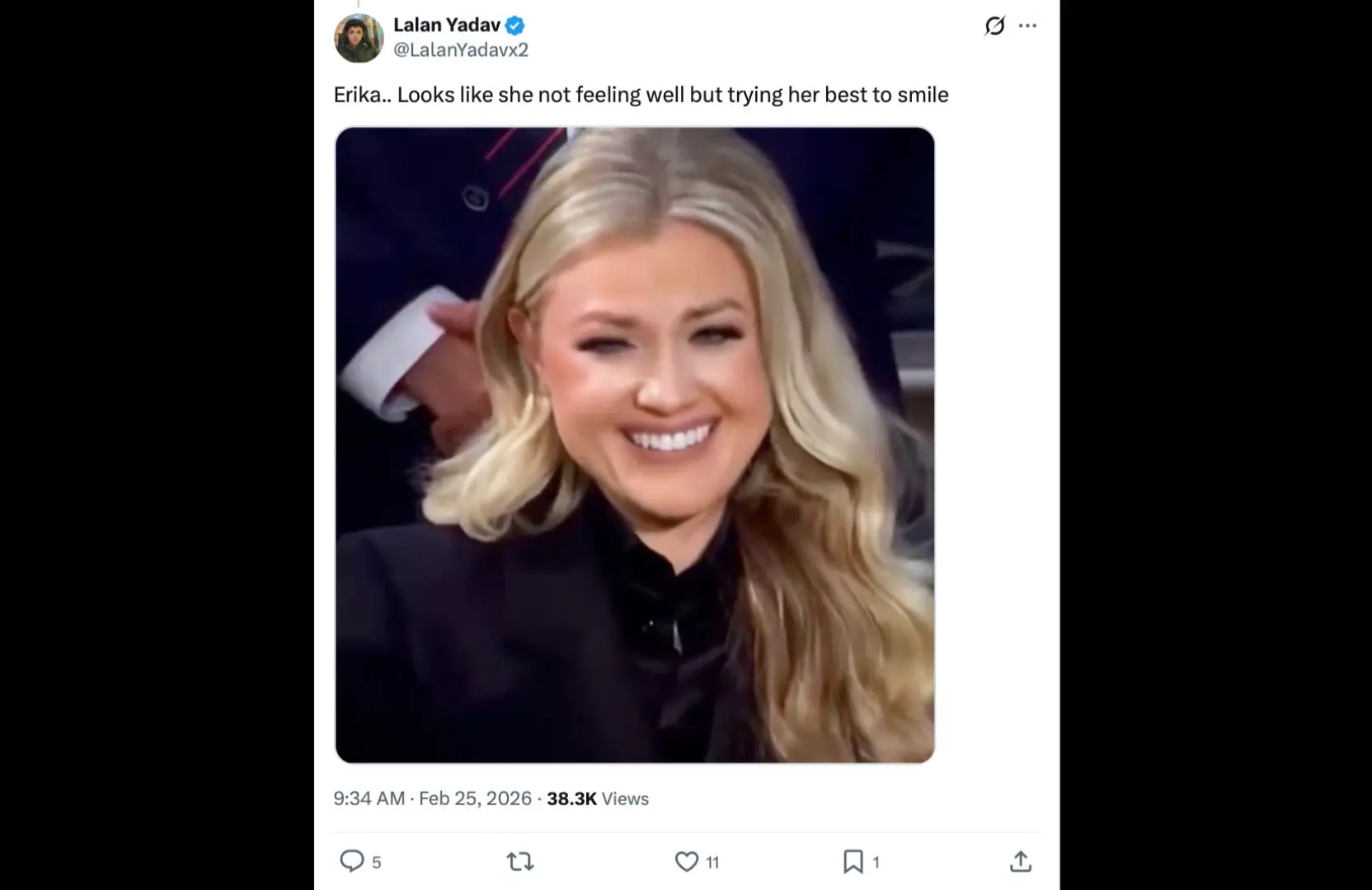 “Was she crying and laughing at the same time?”: Erika Kirk State of ...