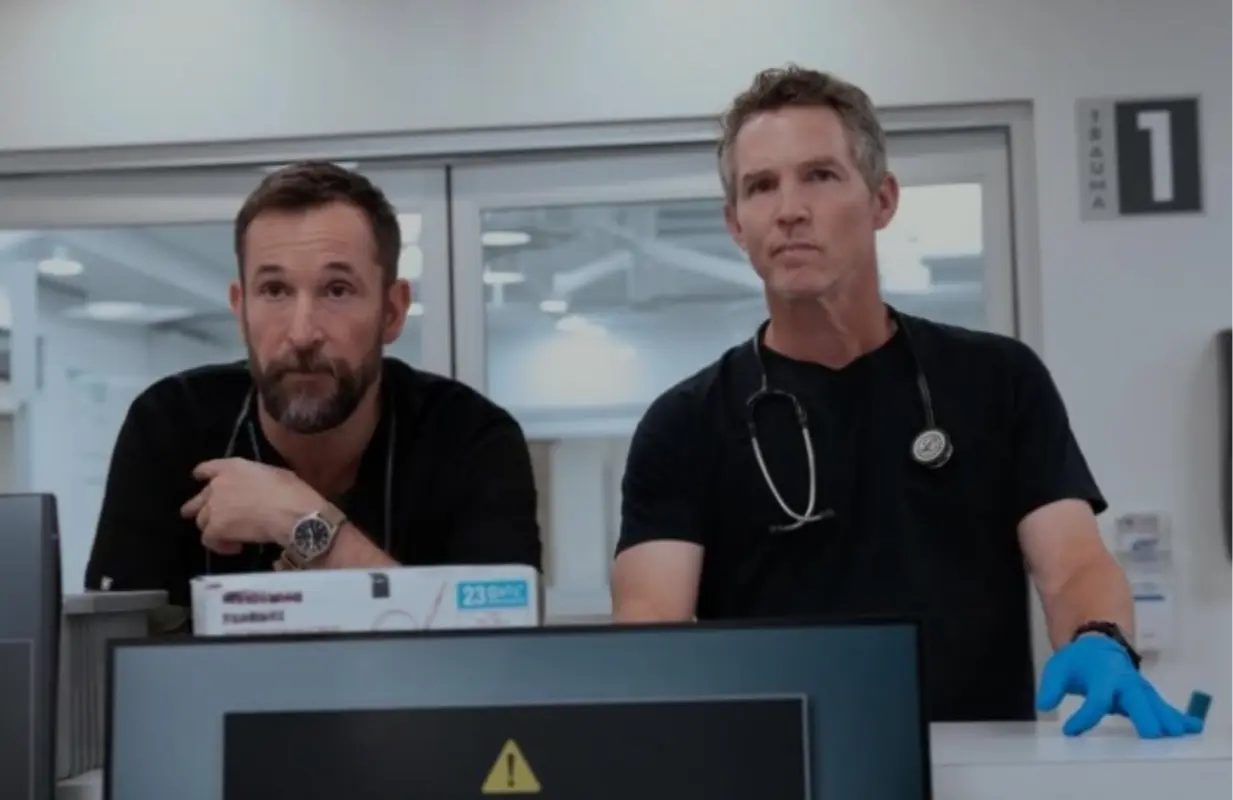 The Pitt star Shawn Hatosy reveals Abbot’s dual role as doctor and SWAT ...