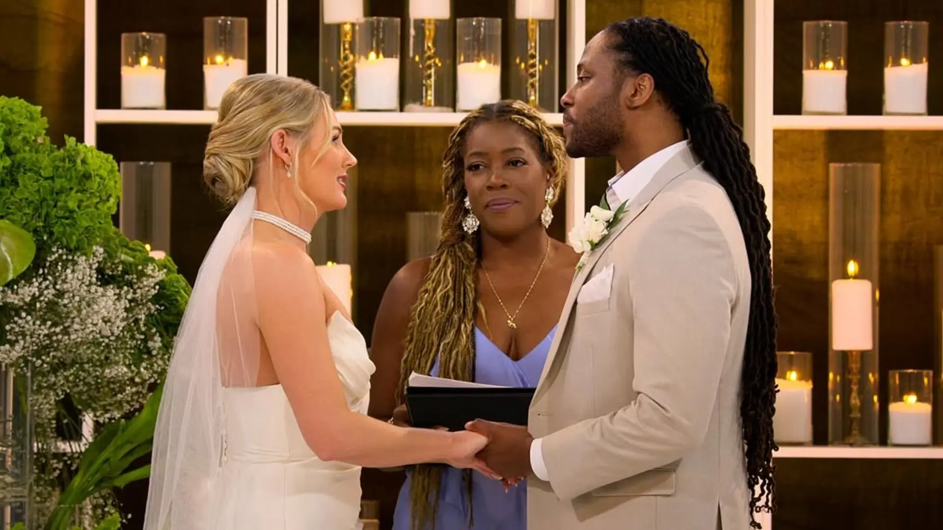 Love Is Blind season 10 couple Christine and Vic discuss meeting each ...