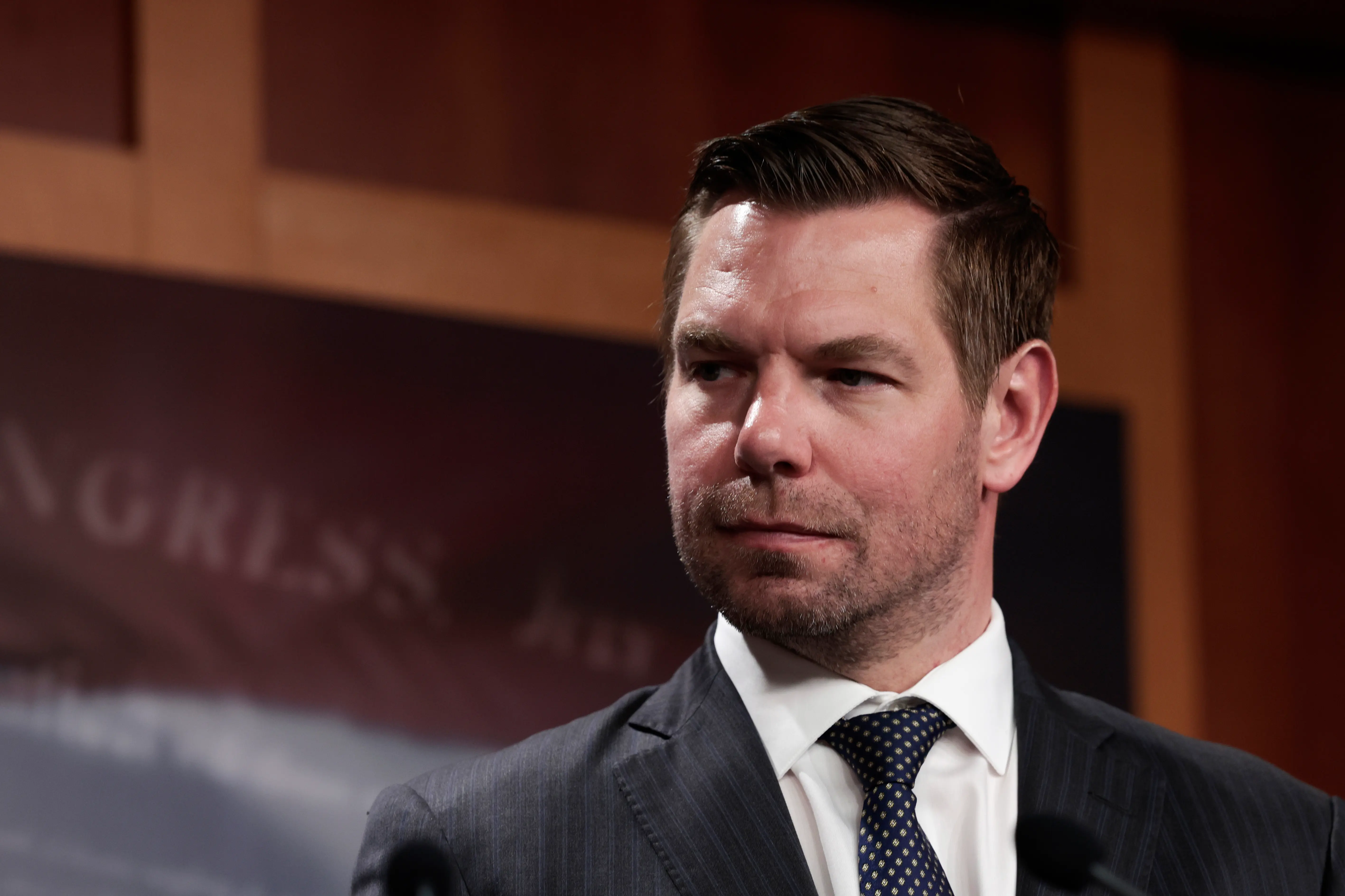 Stephen Cloobeck told Eric Swalwell "You busted the trust" and "Get the ...