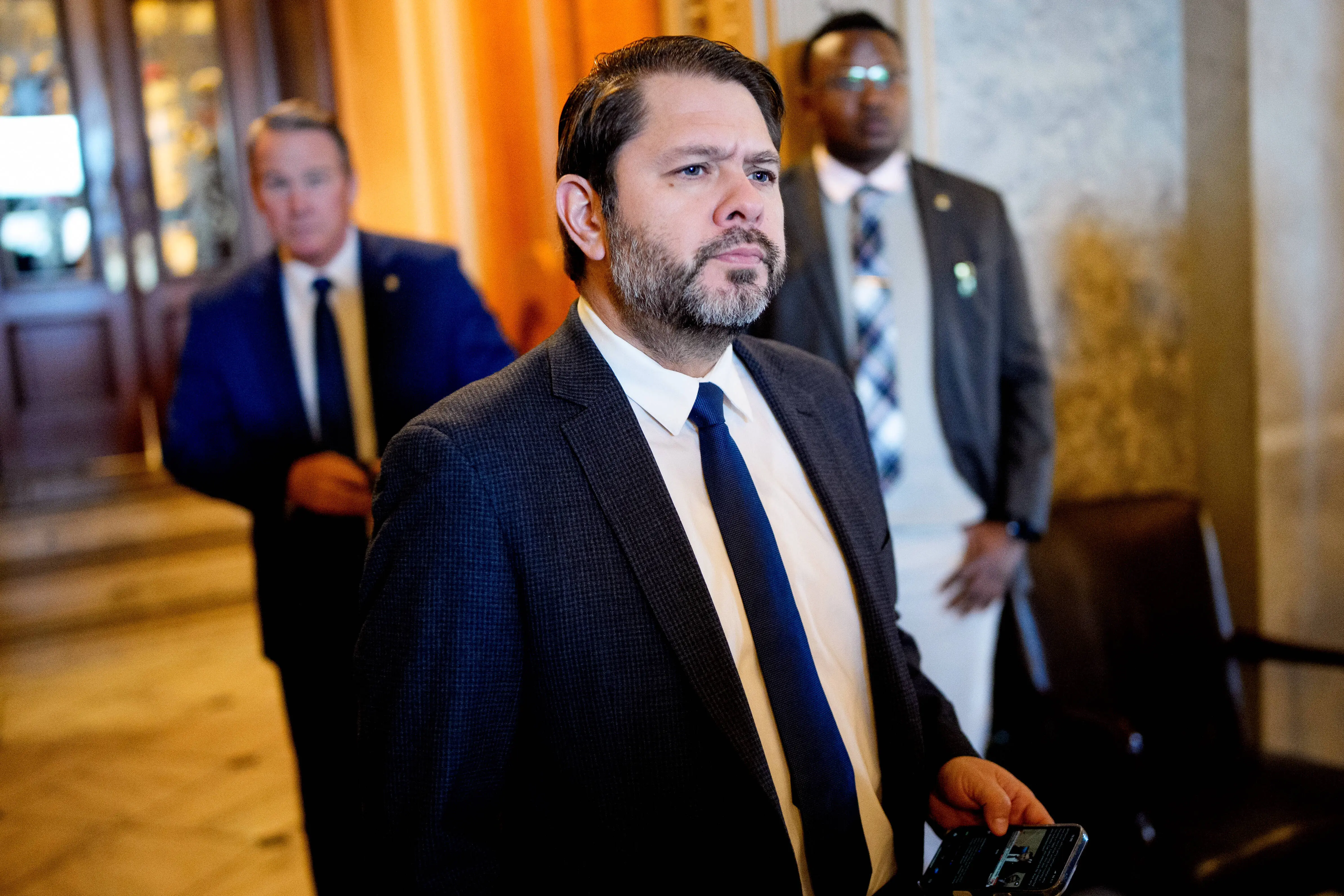 Ruben Gallego reportedly partied till 3 am on a Columbia trip despite ...