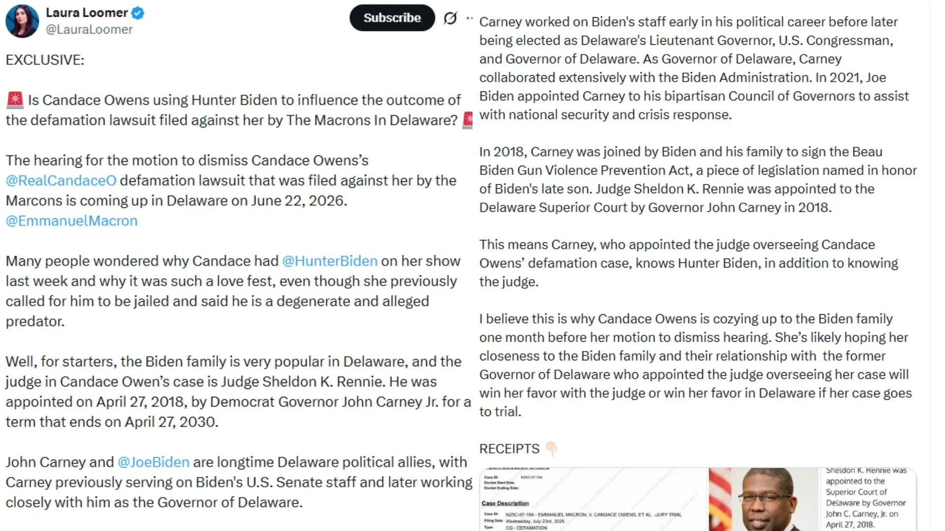 Candace Owens accuses Laura Loomer of s*xually assaulting men after the ...